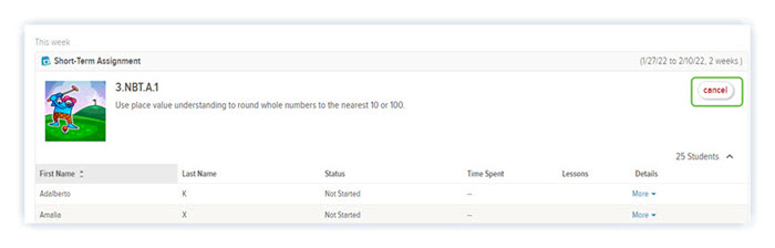 DreamBox Math Assignments: How to Cancel Assignments (Educators ...