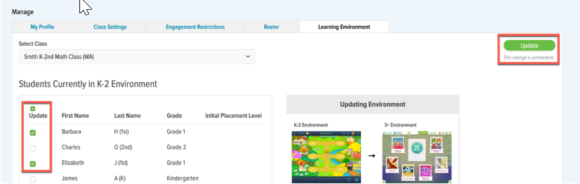DreamBox Math Educator Dashboard: How to Adjust a Student's Learning ...