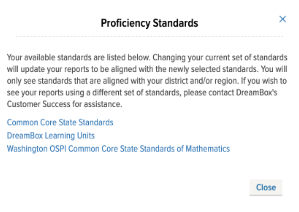 DreamBox Math Educator Dashboard: How to Change Academic Standards ...
