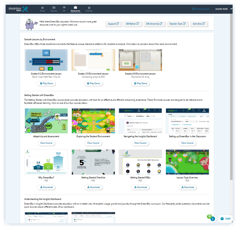 DreamBox Math Educator Dashboard: Overview – DreamBox Learning