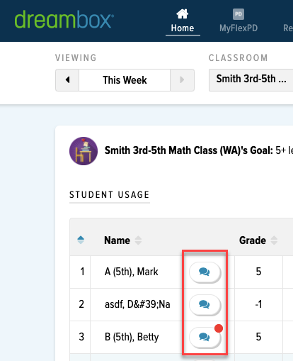 DreamBox Math Teacher-Student Messaging: Overview – DreamBox Learning