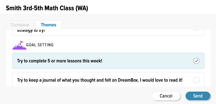 DreamBox Math Teacher-Student Messaging: Overview – DreamBox Learning