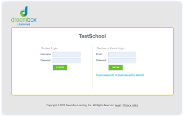 DreamBox Math: How Students Log In on a Computer (School Account ...