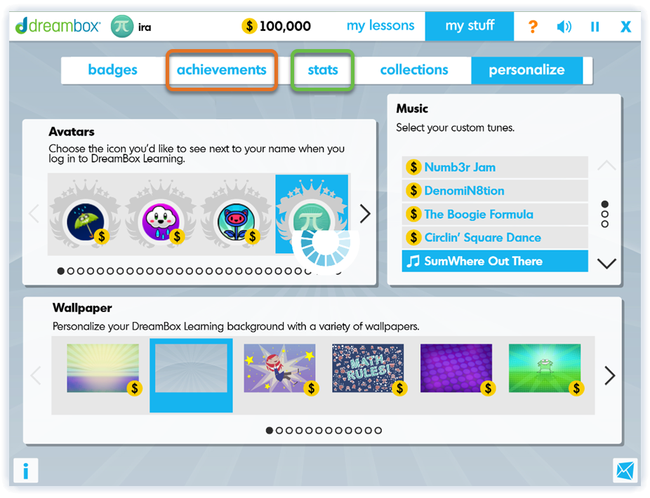 DreamBox Math: Student Stats and Achievements – DreamBox Learning