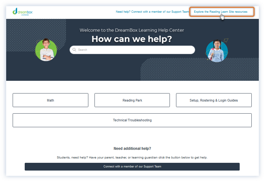 Reading Park: Educator Resources – DreamBox Learning