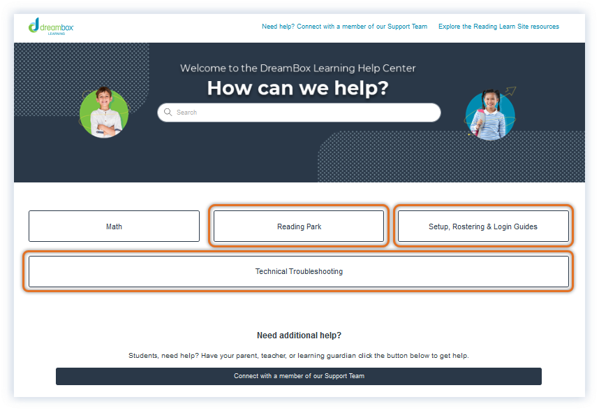 Reading Park: Educator Resources – DreamBox Learning