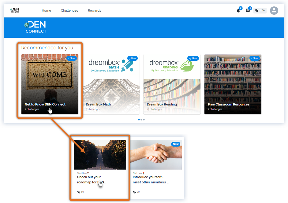 Getting Started with DEN Connect (Educators) – DreamBox Learning