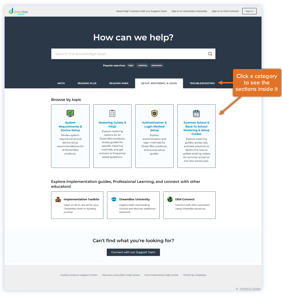 The DreamBox Learning Help Center: FAQs – DreamBox Learning
