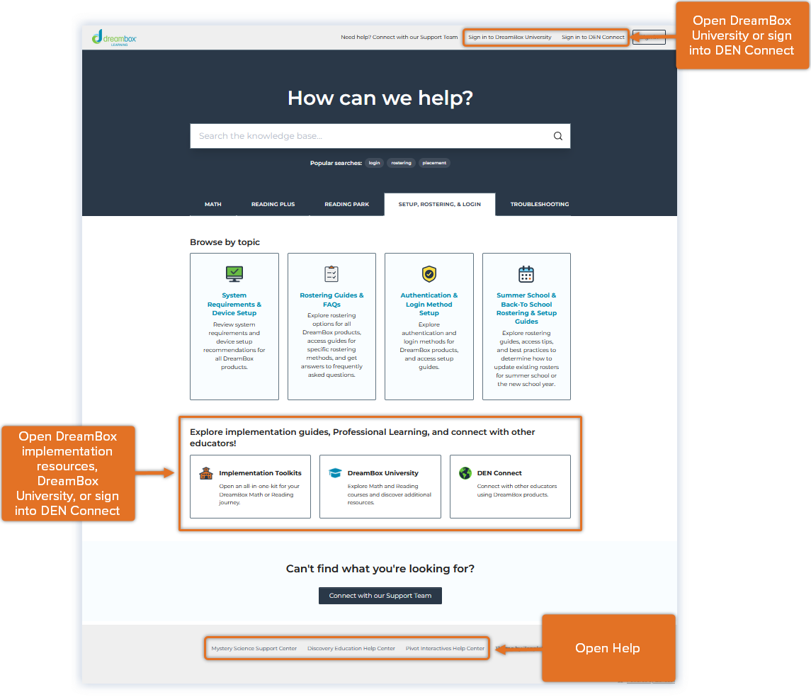 The DreamBox Learning Help Center: FAQs – DreamBox Learning