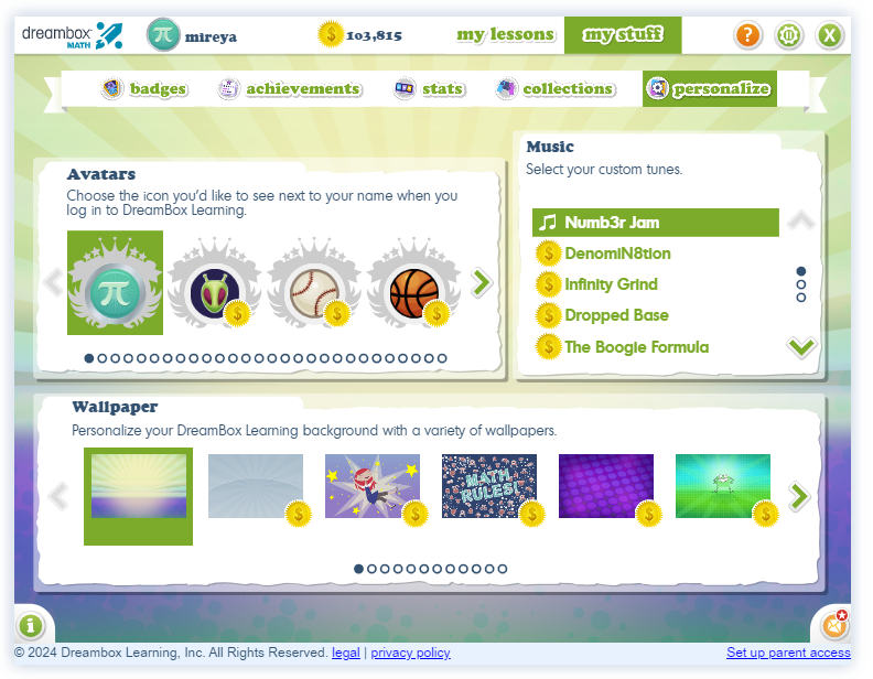 DreamBox Math Student Experience: The Grades 3-5 Learning Environment ...