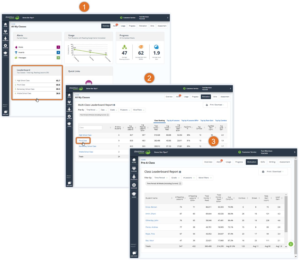 Reading Plus Educator Dashboard: Overview & Navigation (Teachers ...