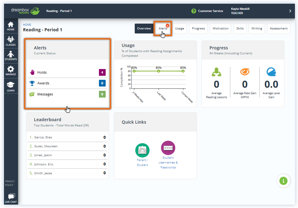 Reading Plus Educator Dashboard: How To Review and Release a Student On ...