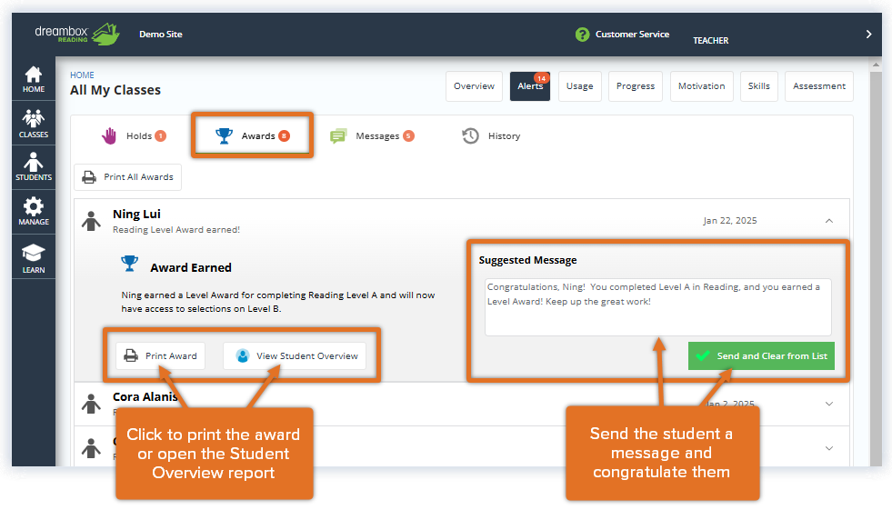 Reading Plus Educator Dashboard: Monitoring Student Progress (Teachers ...