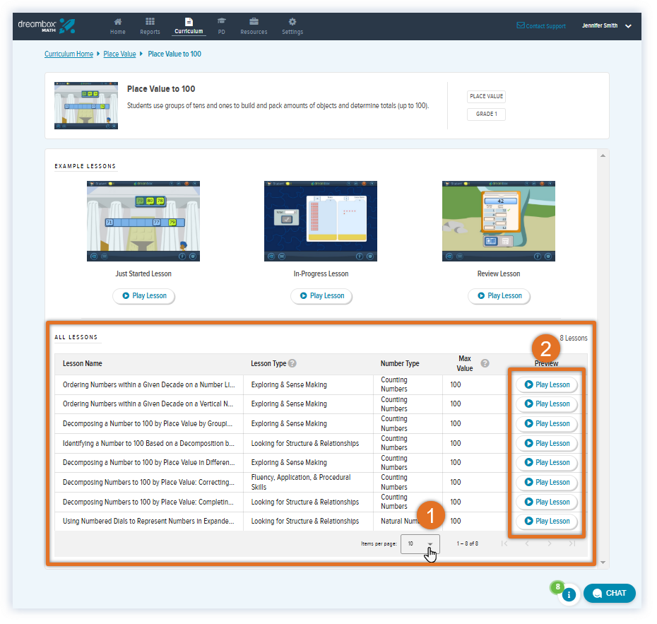 DreamBox Math Educator Dashboard: The Curriculum Guide – DreamBox Learning
