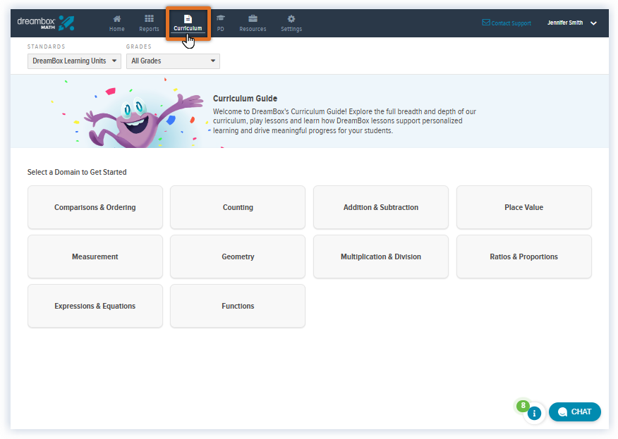 DreamBox Math: How Do I Preview Lessons on a Specific Concept ...
