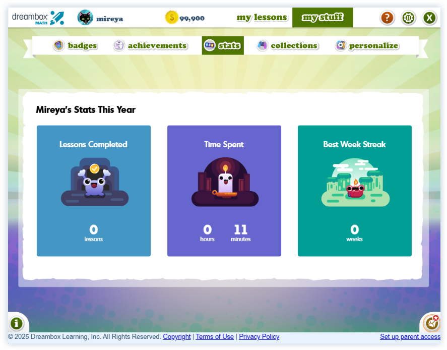 DreamBox Math: Student Stats and Achievements – DreamBox Learning