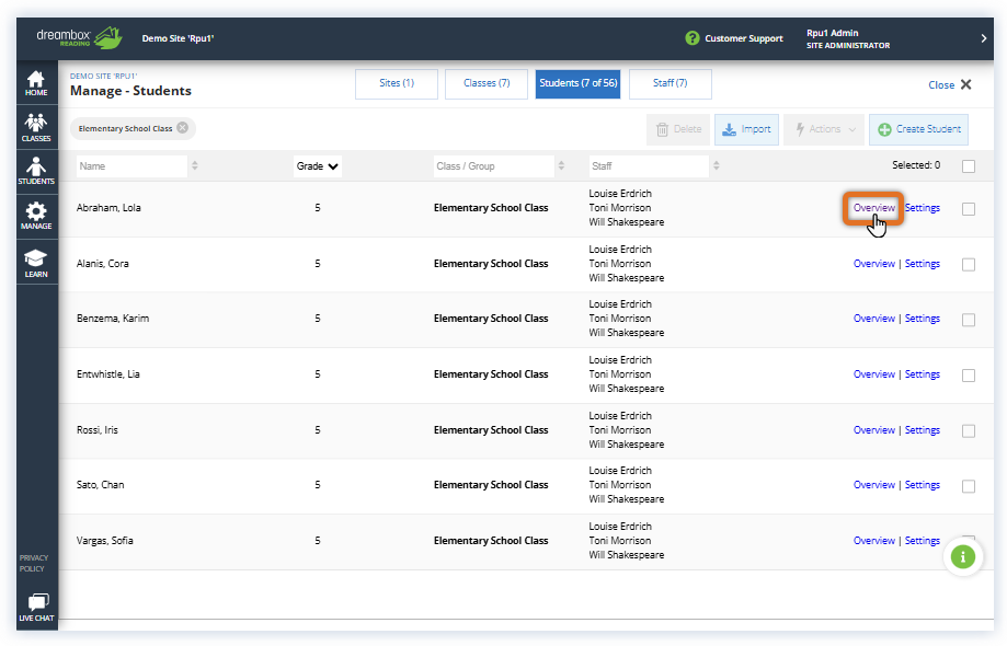 Reading Plus Educator Dashboard: How to Pull and Save End-of-Year Data ...