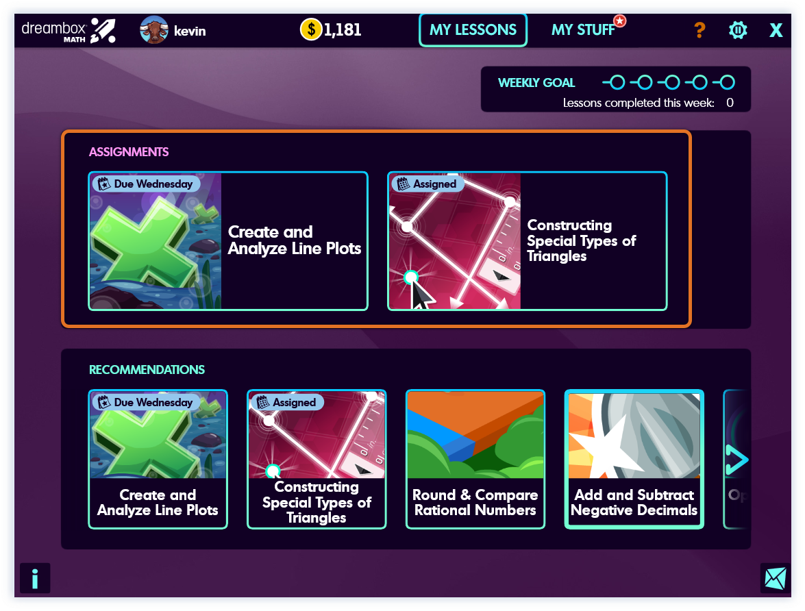 DreamBox Math Assignments: FAQs – DreamBox Learning