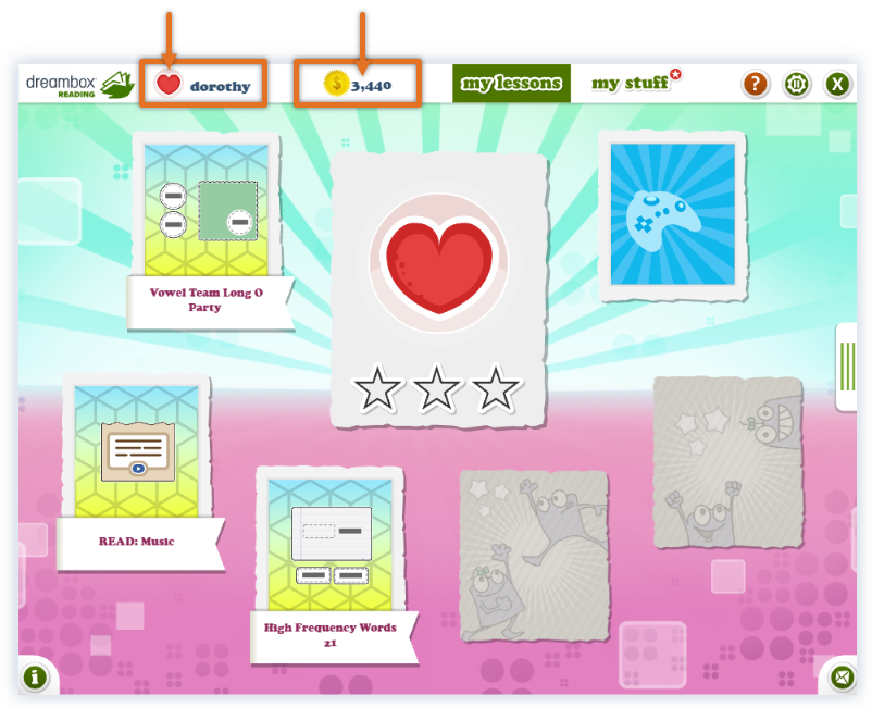 Changing a Student Avatar in the DreamBox Reading Park Grades 3-5 ...