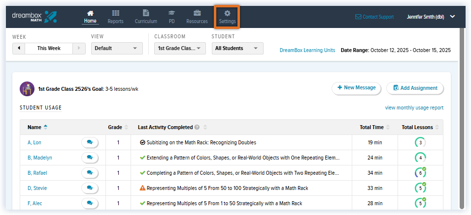 DreamBox Math Educator Dashboard: How to Find the School DreamBox Math ...