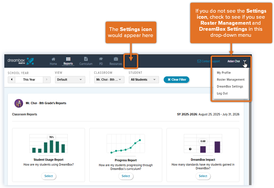 DreamBox Math Educator Dashboard: How to Find the School DreamBox Math ...