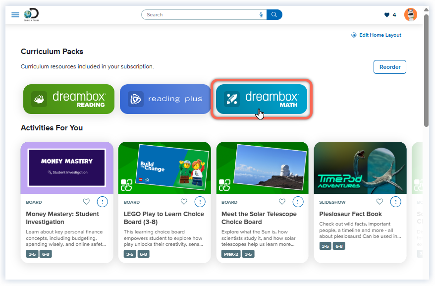 DreamBox Math Educator Dashboard: How Can I View a Teacher’s Home Page ...
